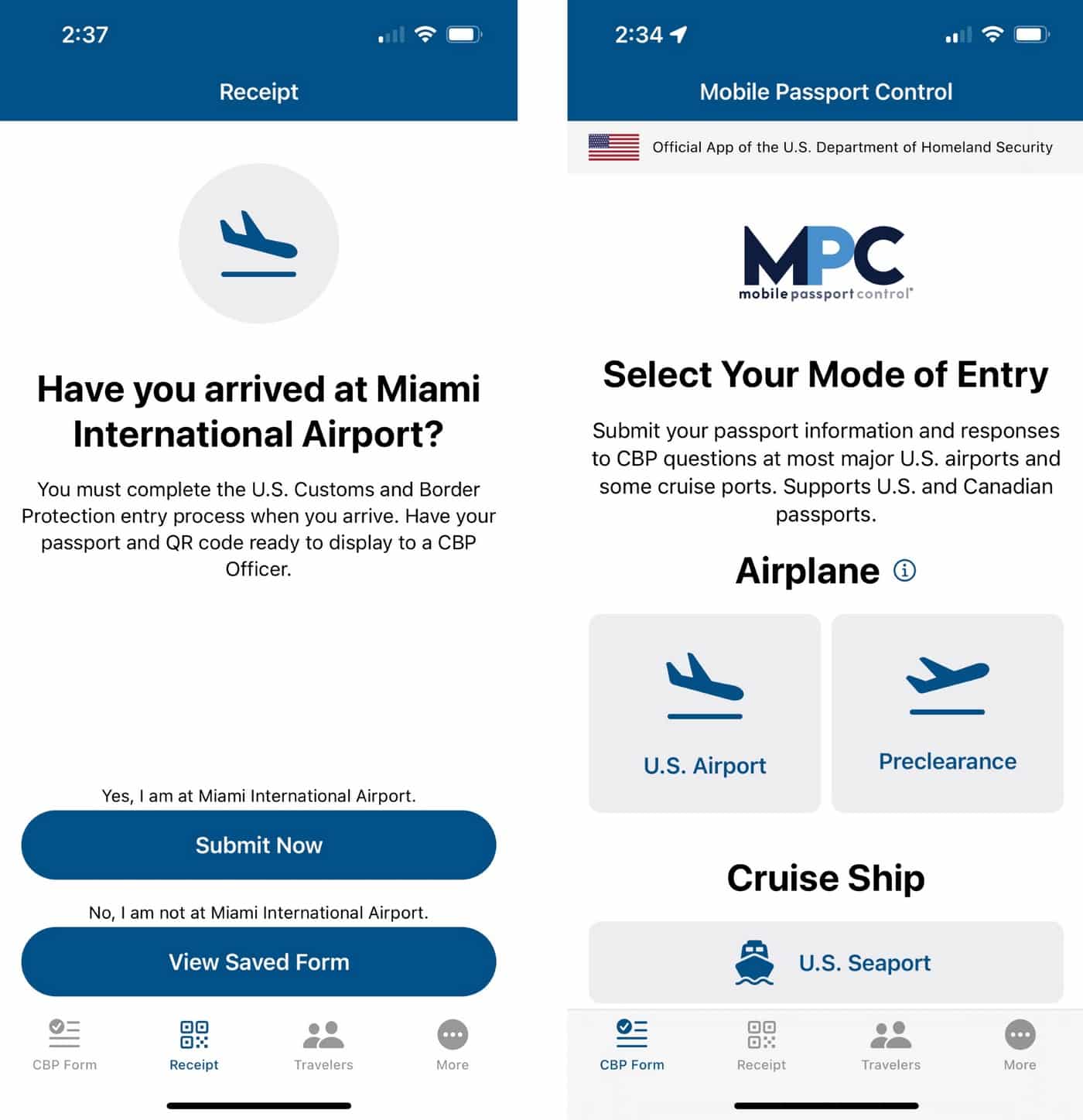 Mobile Passport Control App Review: Save Time at Customs - We Get To ...